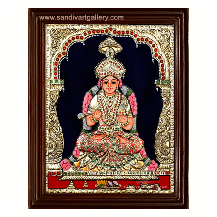 Shop Online Annapoorani Tanjore Painting - Sandiv Art Gallery