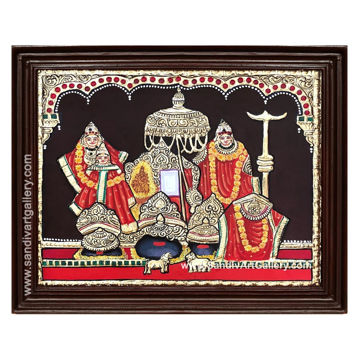 Shop Online Vaishnavi Devi Tanjore Painting - Sandiv Art Gallery