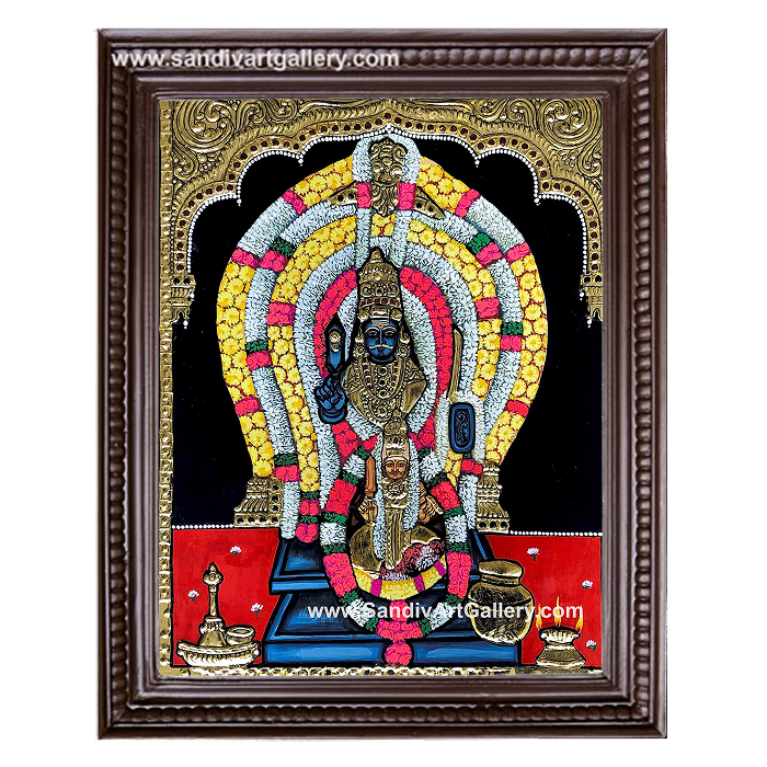 Shop Online Muneeswarar Tanjore Painting - Sandiv Art Gallery